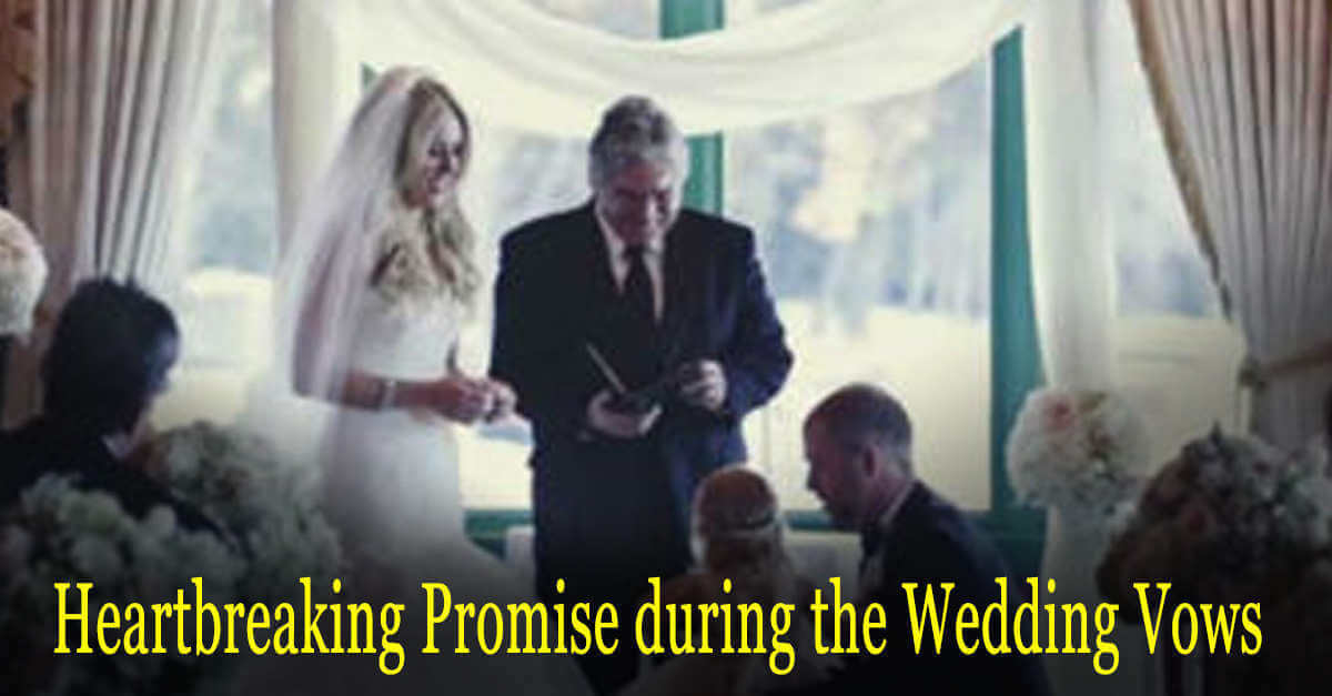 Writing Wedding Vows Heartbreaking Promise During The Vows Gerry
